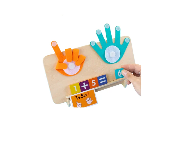 Juego Didáctico Sumar Y Restar Con Dedos Para Niños