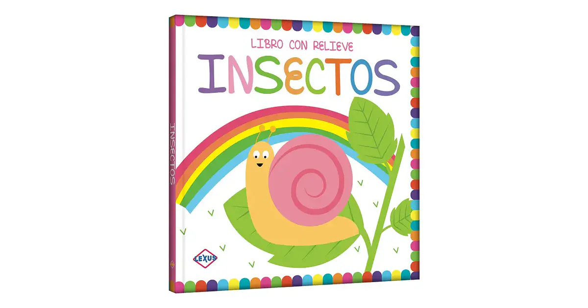 Insectos - libro con relieve