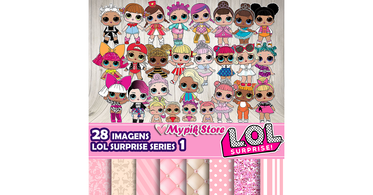 Kit Digital LOL Surprise Series 1 para personalizar