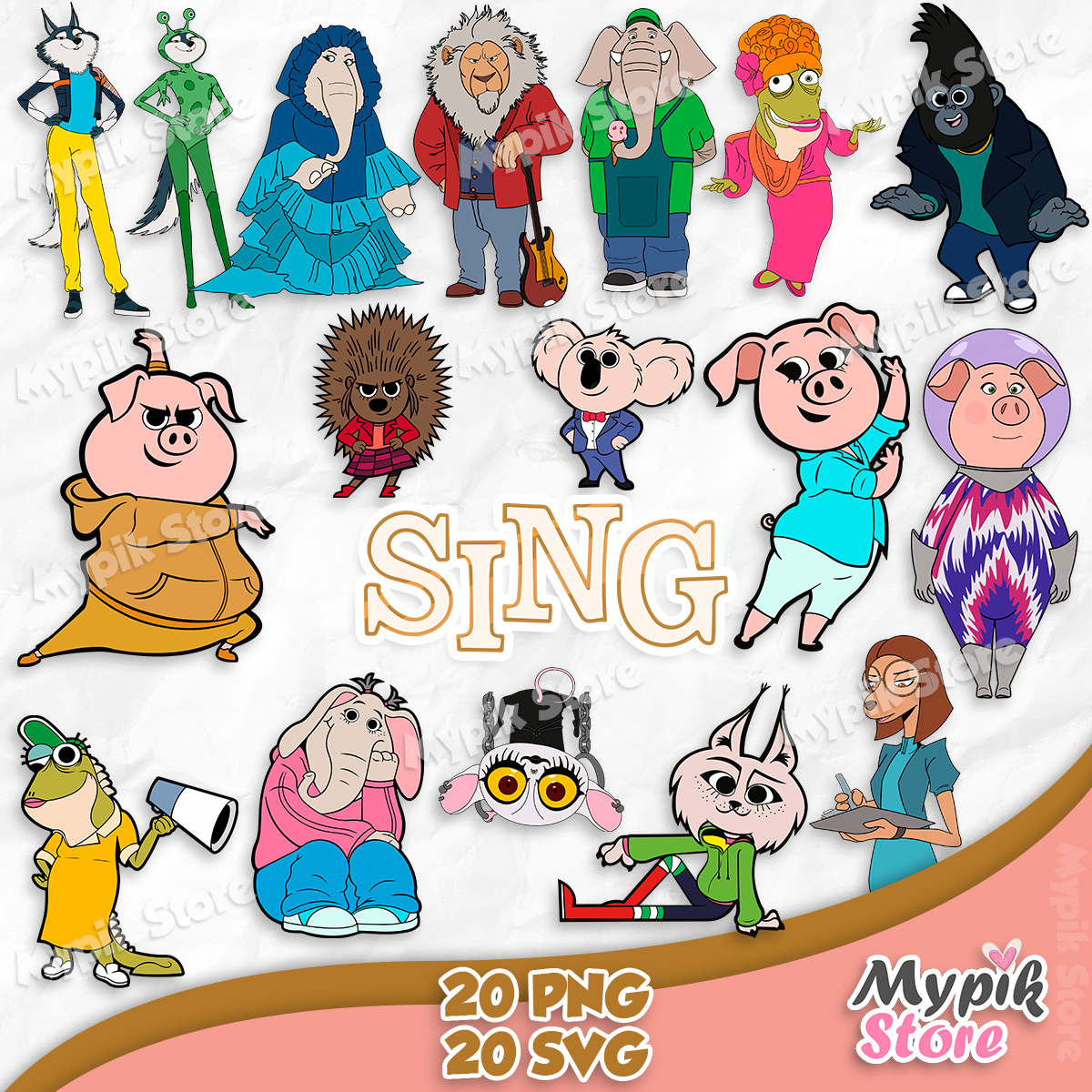 Kit Digital Sing PNG e SVG