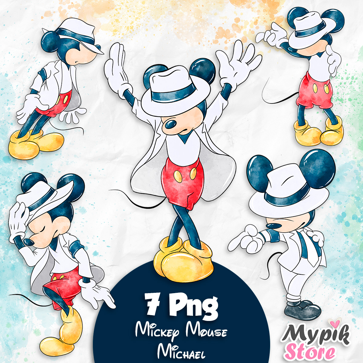 Kit Digital Mickey Michael imagens PNG
