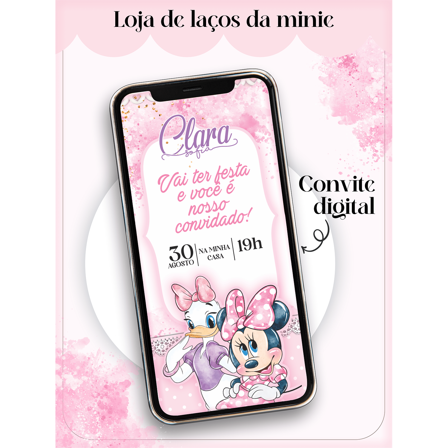 10 Convite Digital - Editável Corel Draw