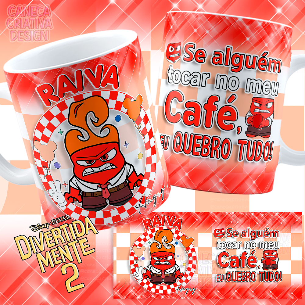 Kit Digital Divertida Mente 2 Imagens PNG