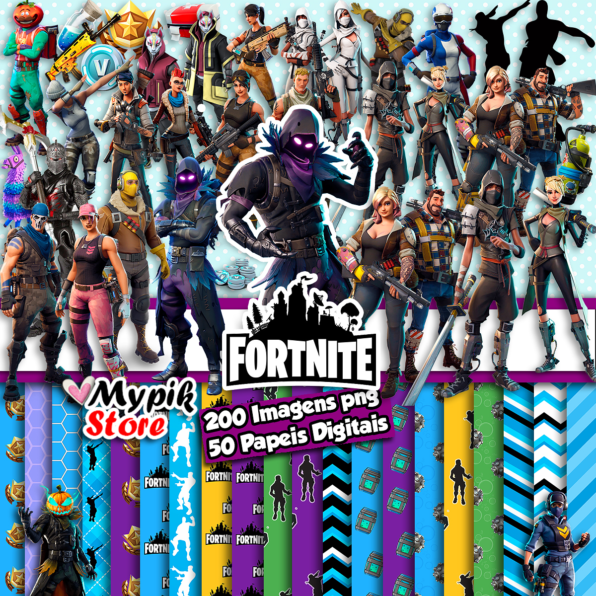 Fortnite Digital Kit - Scrapbook Download Free