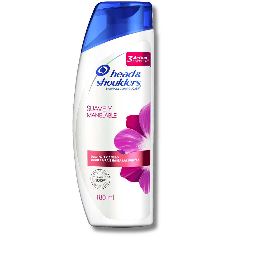 SHAMPOO HEAD & SHOULDERS SUAVE Y MANEJABLE 180ML