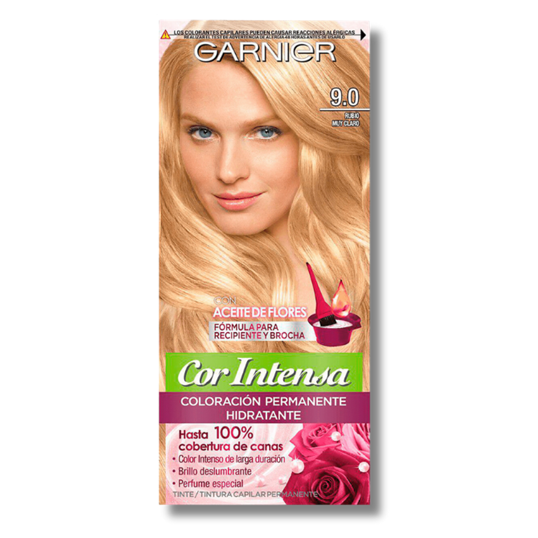 TINTURA GARNIER COR INTENSA 9.0 RUBIO MUY CLARO