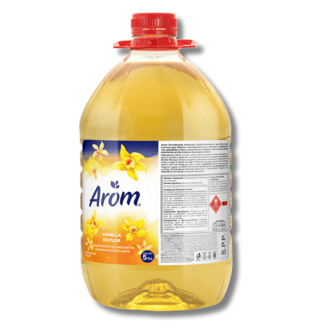 DESODORANTE LÍQUIDO AROM VAINILLA EN FLOR 5LT