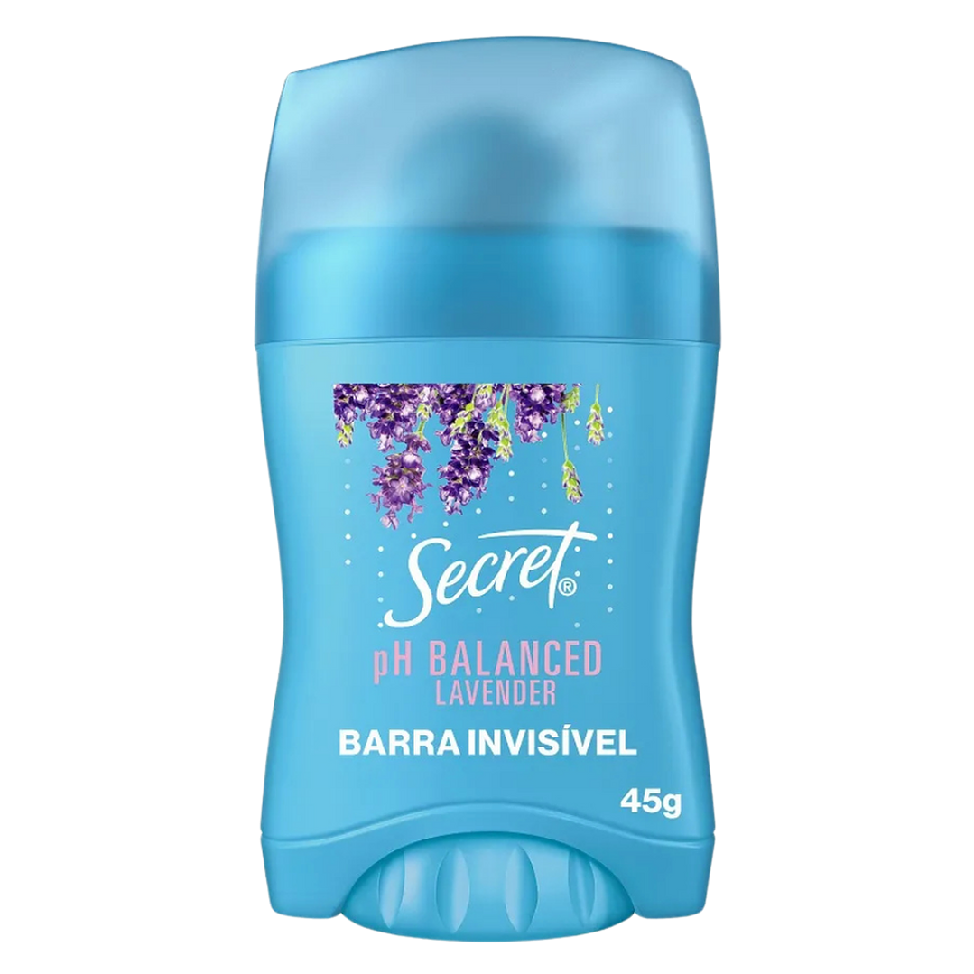 DESODORANTE EN BARRA SECRET PH BALANCED LAVENDER 45G