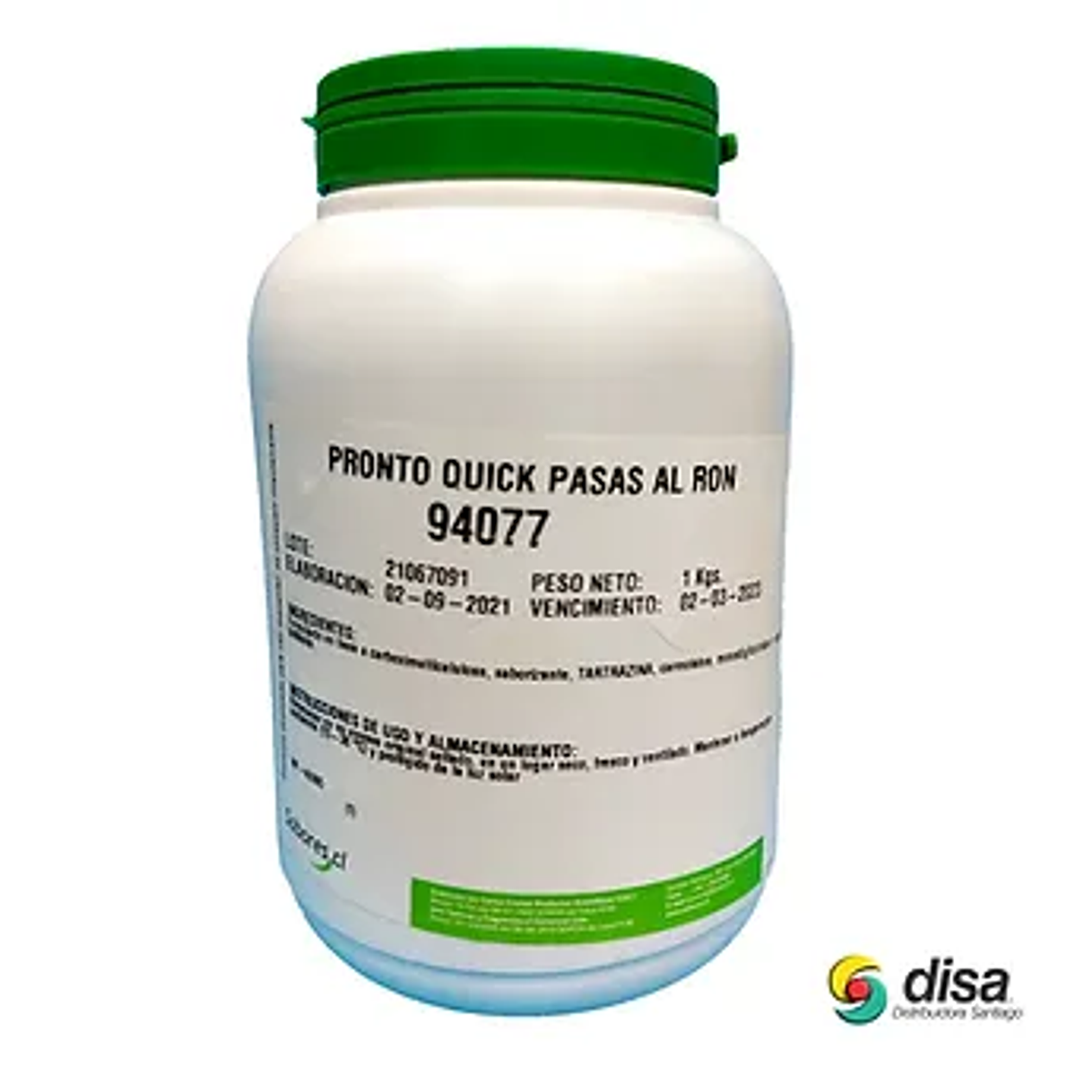 PRONTO QUICK PASAS AL RON 1 KILO | DISA 2021 SpA