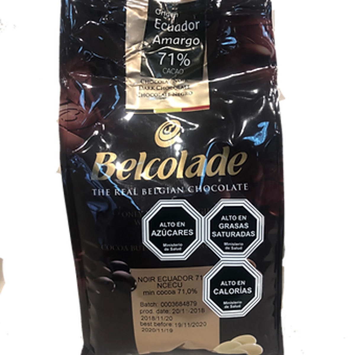 BELCOLADE AMARGO PURATOS (71%CACAO) | DISA 2021 SpA