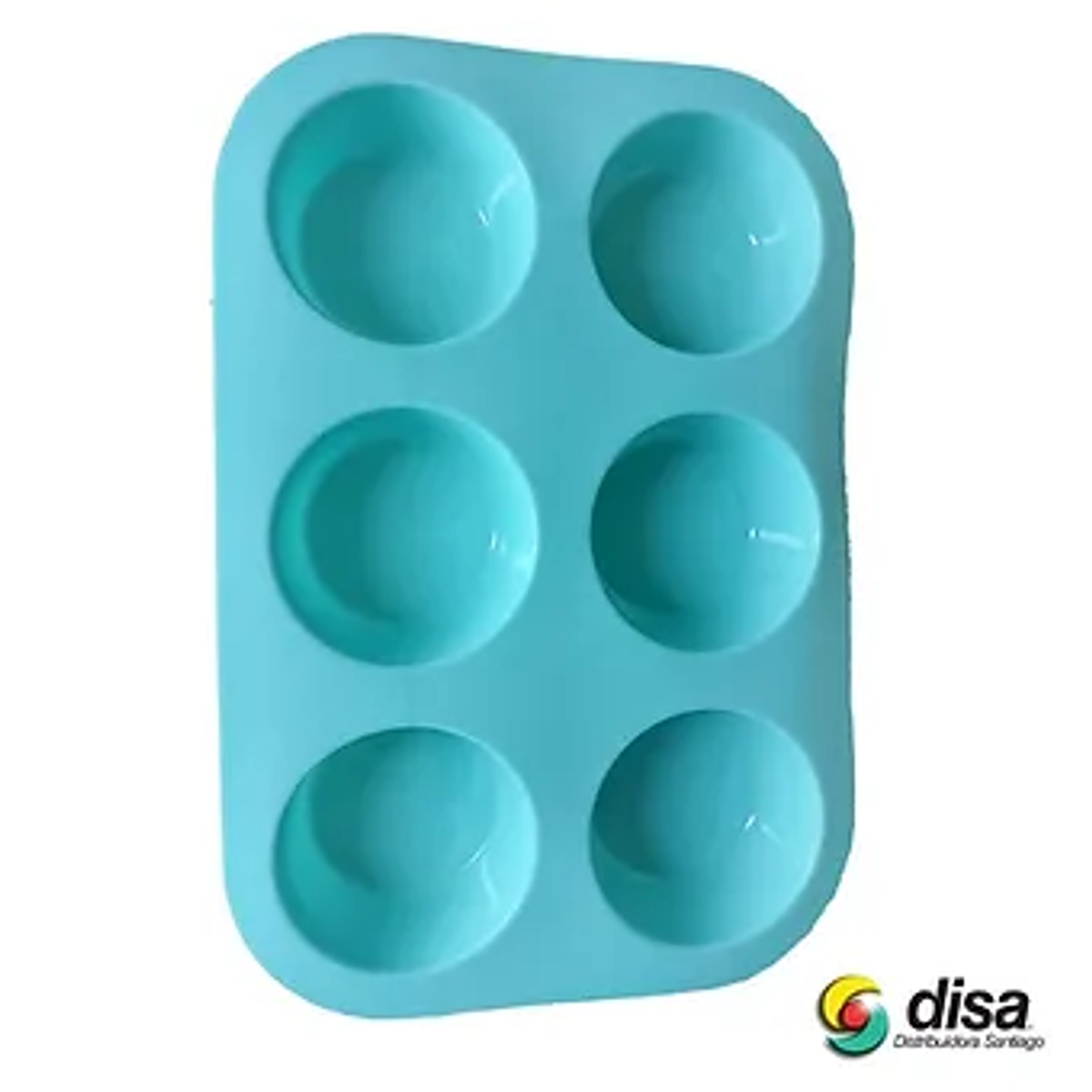 MOLDE SILICONA PARA 6 CUPCAKES | DISA 2021 SpA