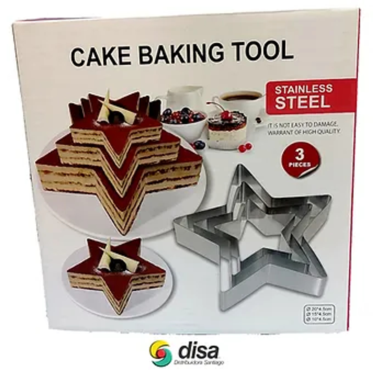CORTADOR CAKE BAKING TOOL ESTRELLA | DISA 2021 SpA