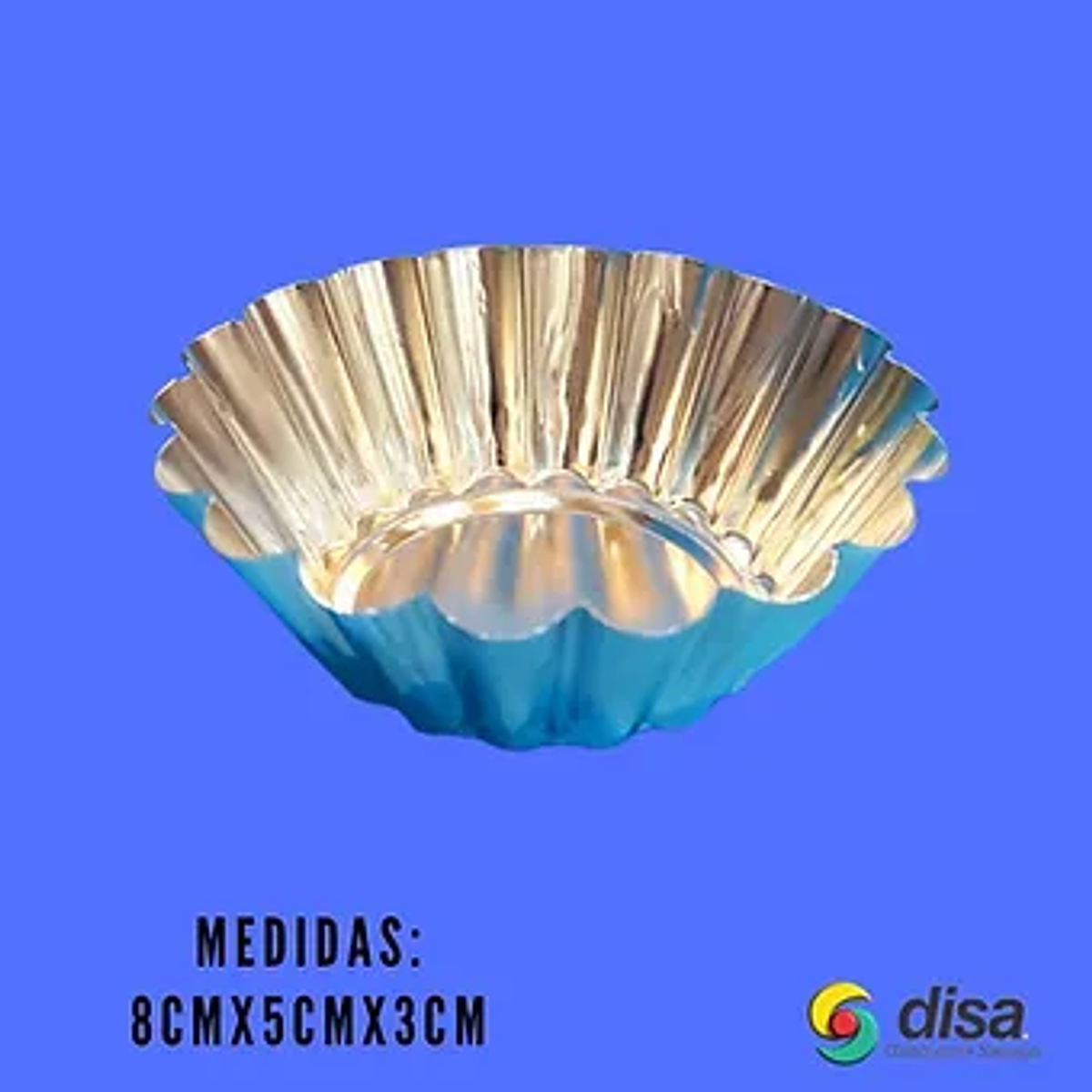 MOLDE TARTALETA INDIVIDUAL (8x5x3) | DISA 2021 SpA