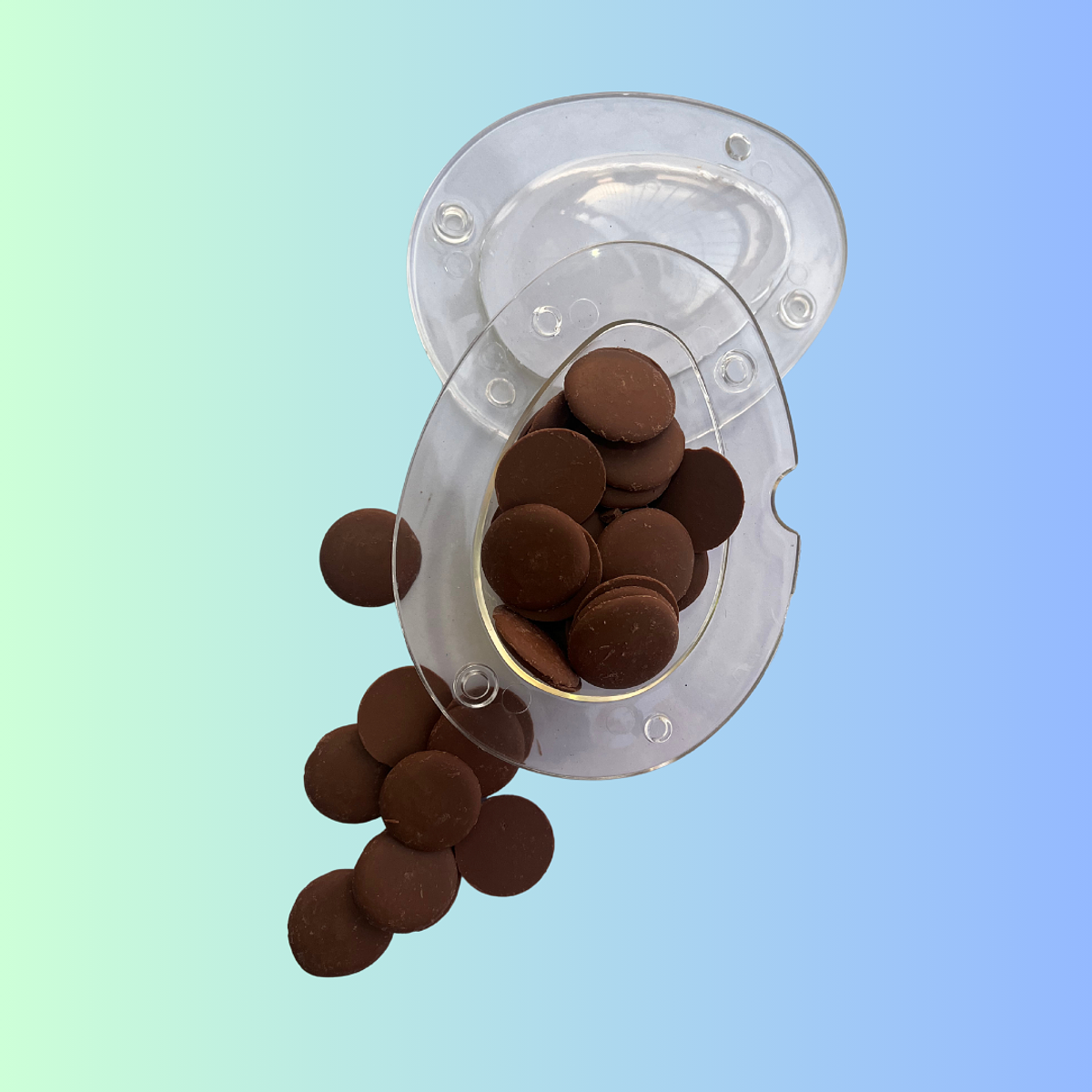 MOLDE ACRÍLICO HUEVO 11x7cms | DISA 2021 SpA