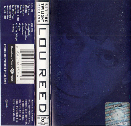 LOU REED – SET THE TWILIGHT REELING---CASSETTE