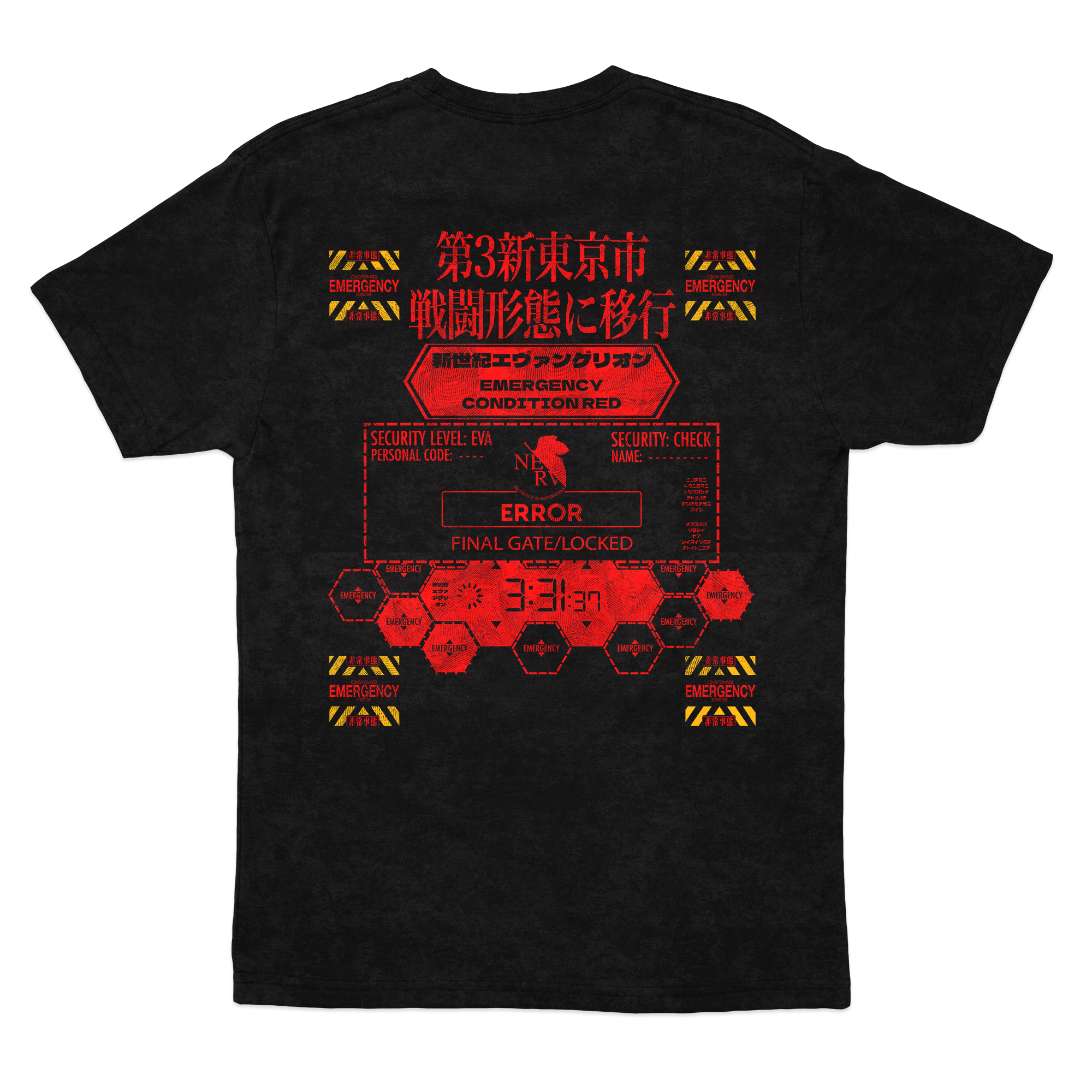 Evangelion Nerv (Polera Regular Fit)