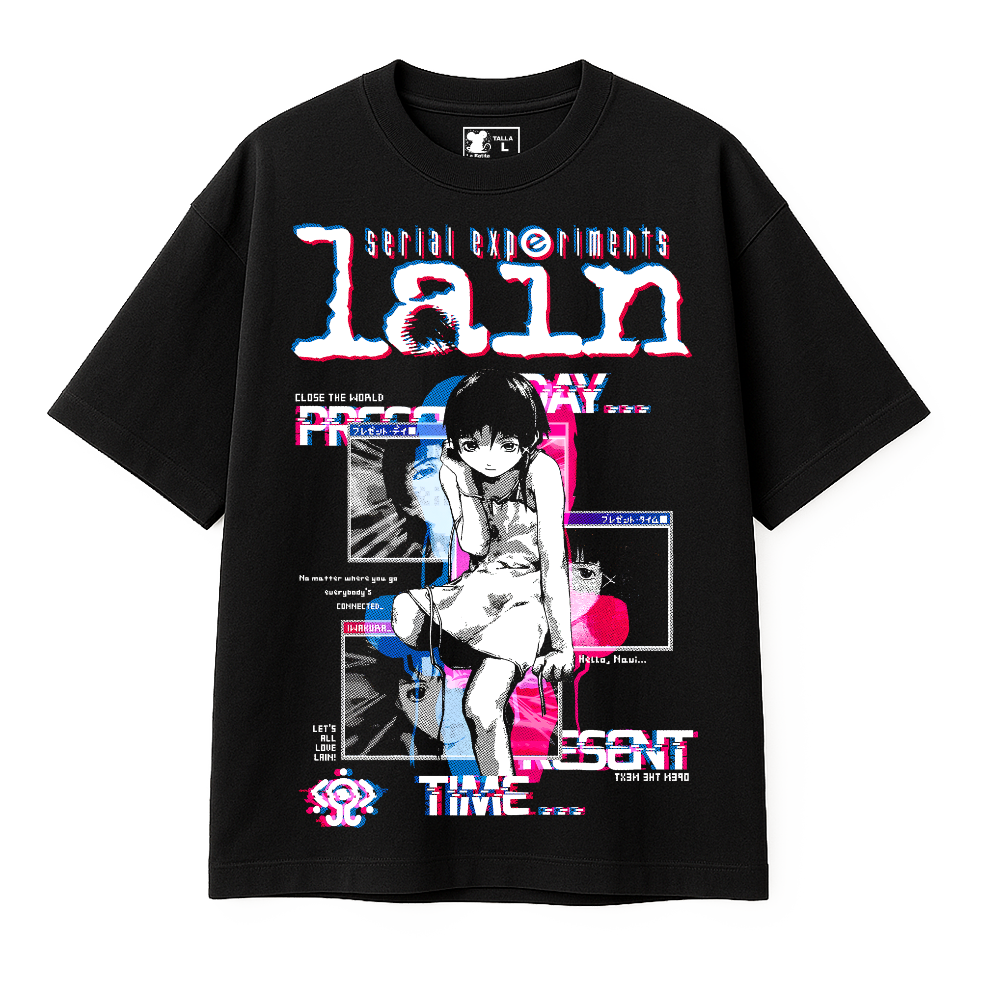 Lain Present Day Gigante (Polera Oversize)