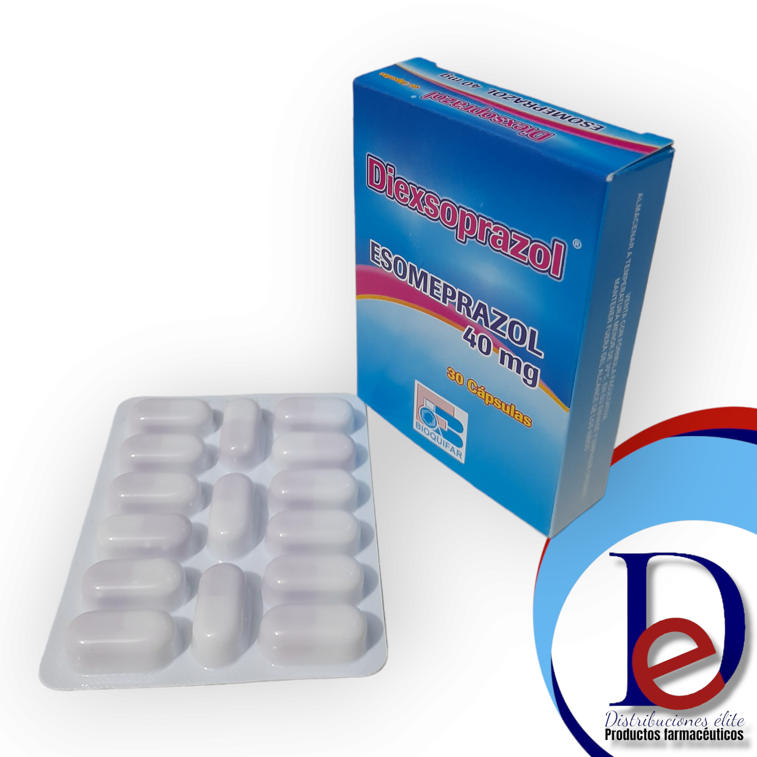 DIEXSOPRAZOL 40 MG X 30 CAP- ESOMEPRAZOL 40MG- BIOQUIFAR- VT