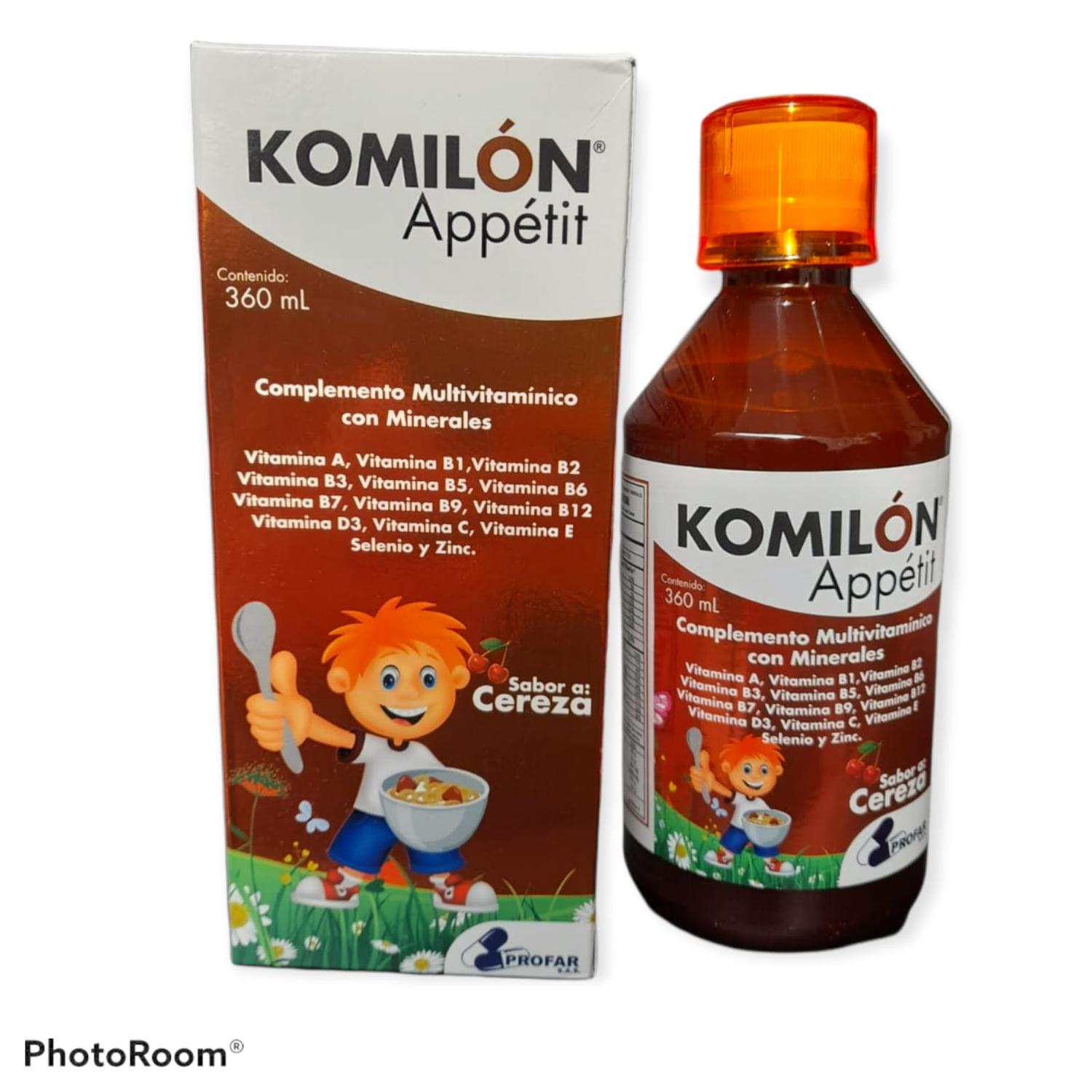 KOMILON APPETIT JBE X 360 ML -MULTIVITAMINICO-PROFAR