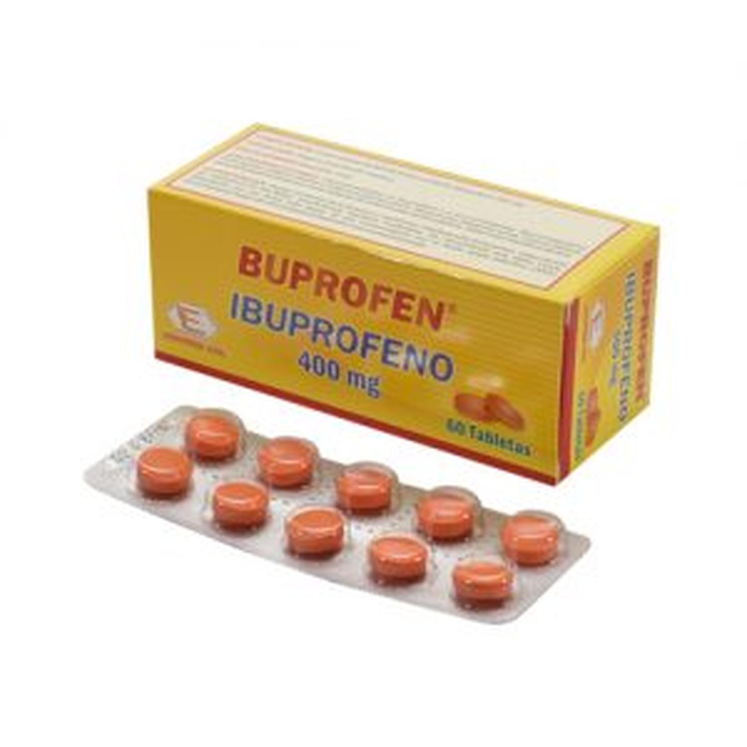 BUPROFEN 400 MG X 60 TAB -IBUPROFENO-LABQUIFAR