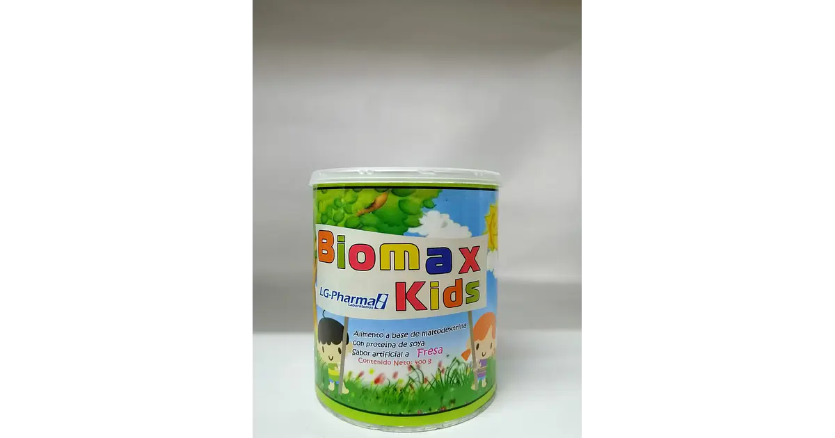 BIOMAX KIDS POLVO X 400 GR -MULTIVITAMINICO-LG-PHARMA