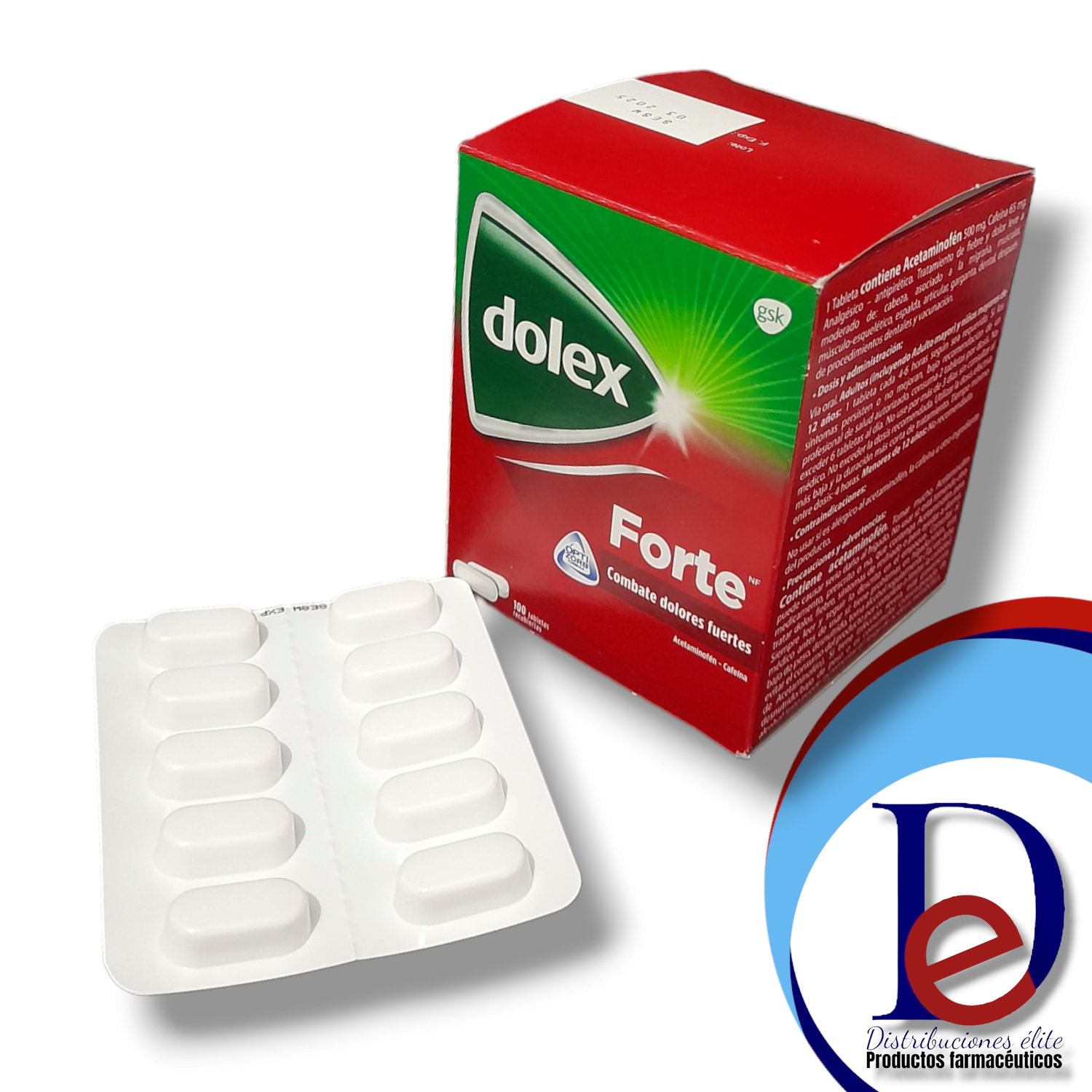 DOLEX FORTE NF X 100 TAB --GLAXO