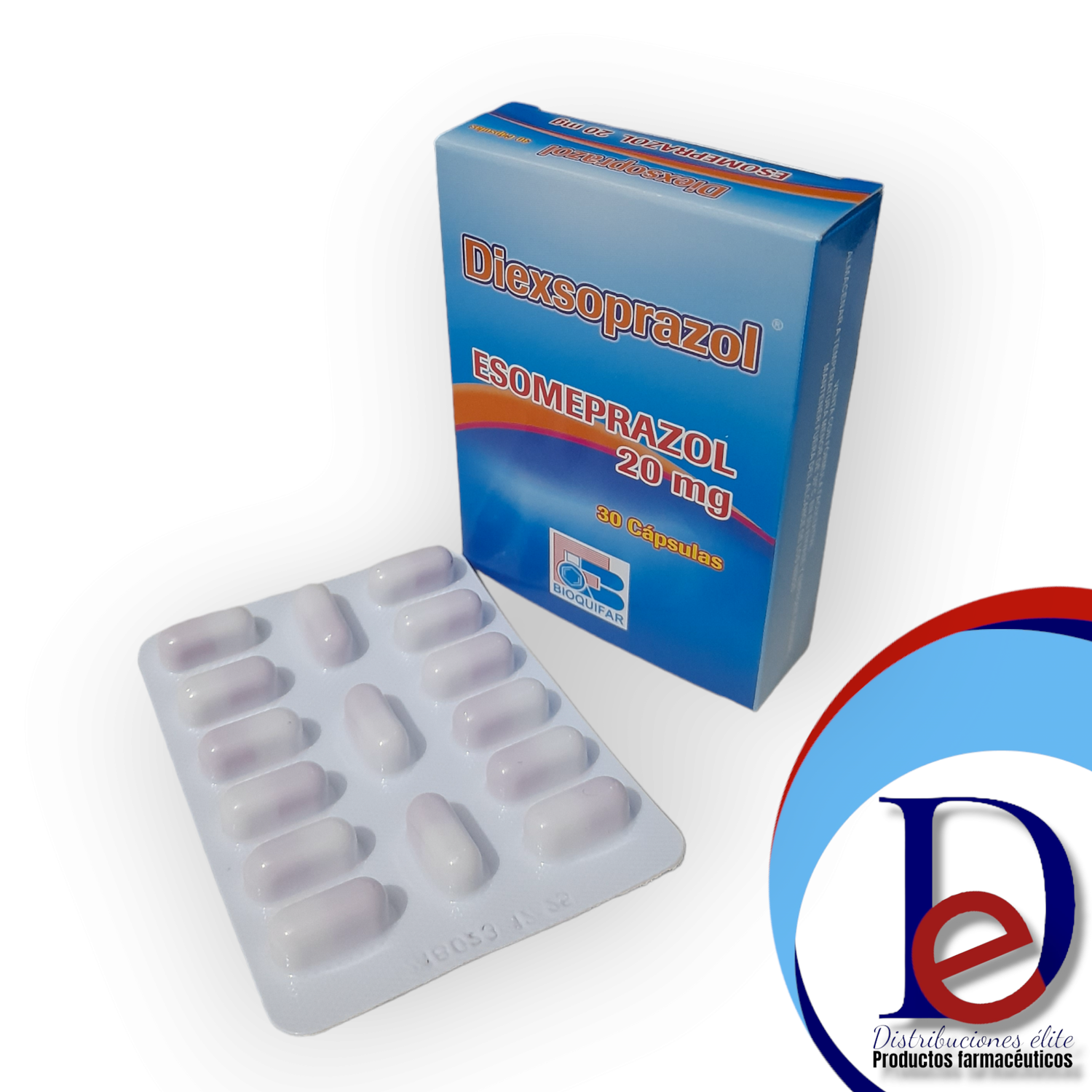 DIEXSOPRAZOL 20 MG X 30 CAP- ESOMEPRAZOL 20MG- BIOQUIFAR- VT