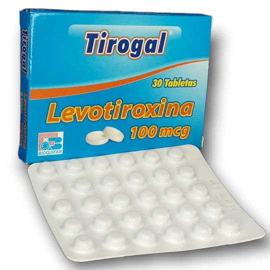 TIROGAL 100 MCG X 30 TAB -LEVOTIROXINA-BIOQUIFAR