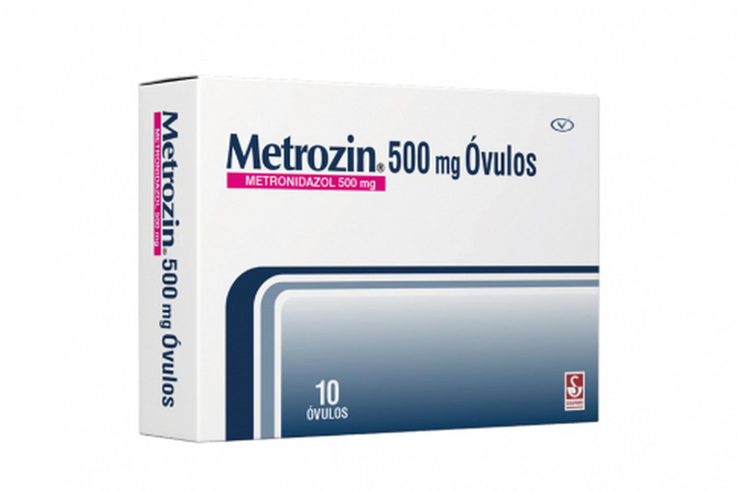 METROZIN 500 MG X 10 OVULOS -METRONIDAZOL-PROCAPS