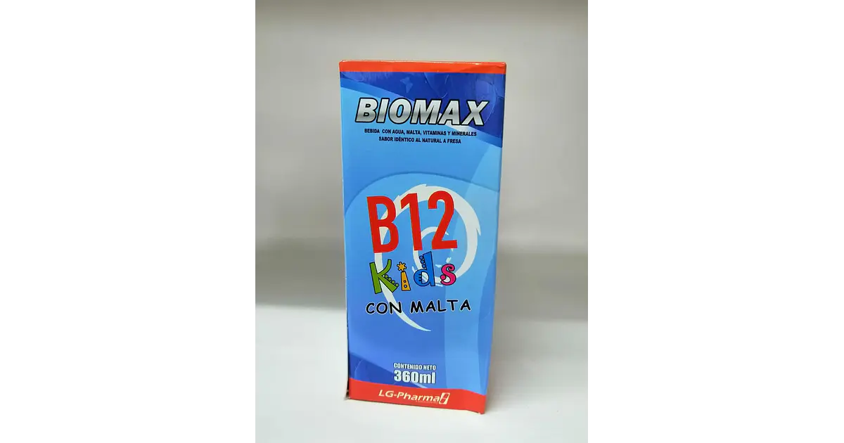 BIOMAX B12 KIDS JBE X 360 ML -MULTIVITAMINICO-LG-PHARMA