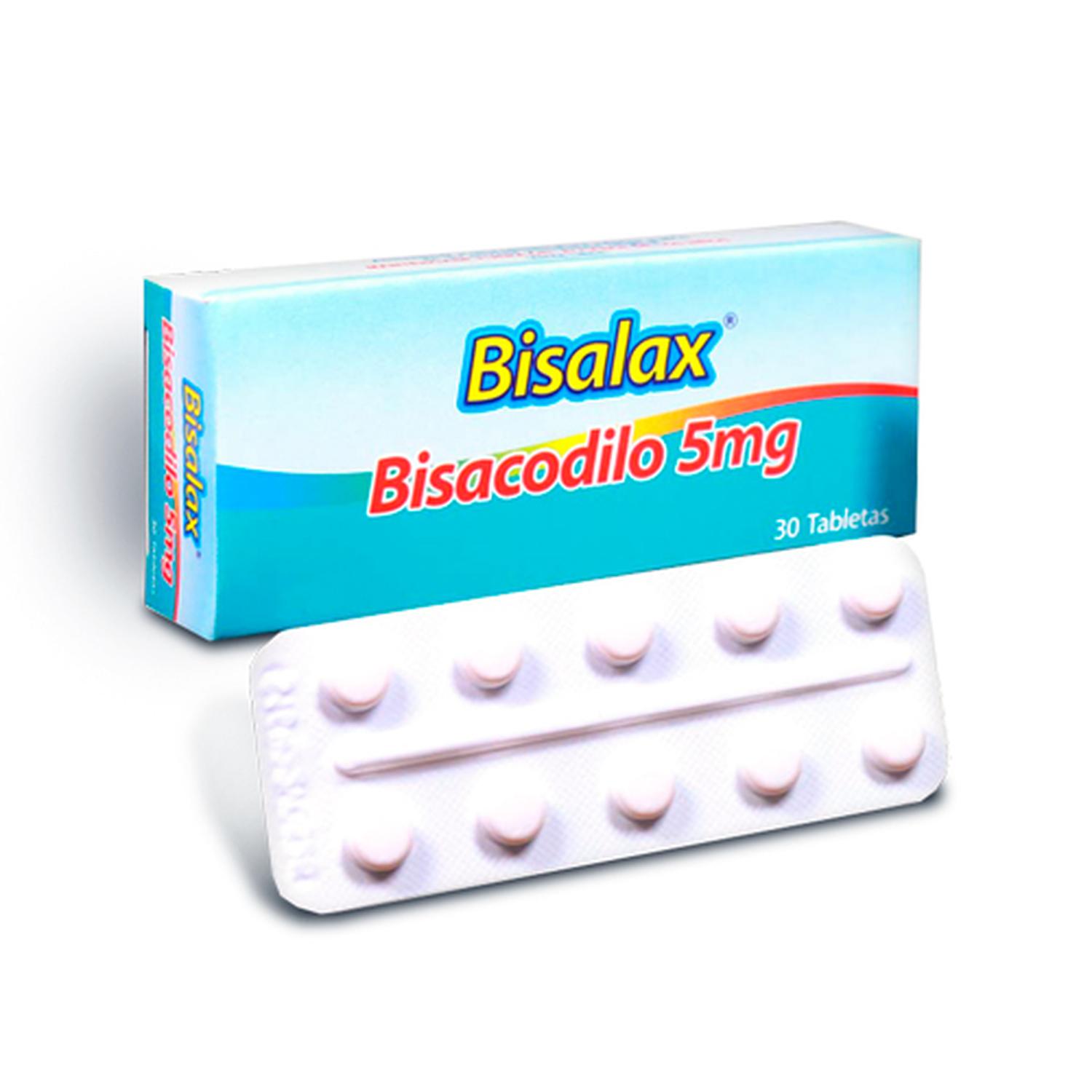 BISALAX 5 MG X 30 TAB- BISACODILO- ANGLOPHARMA- CUM- LOTE S1