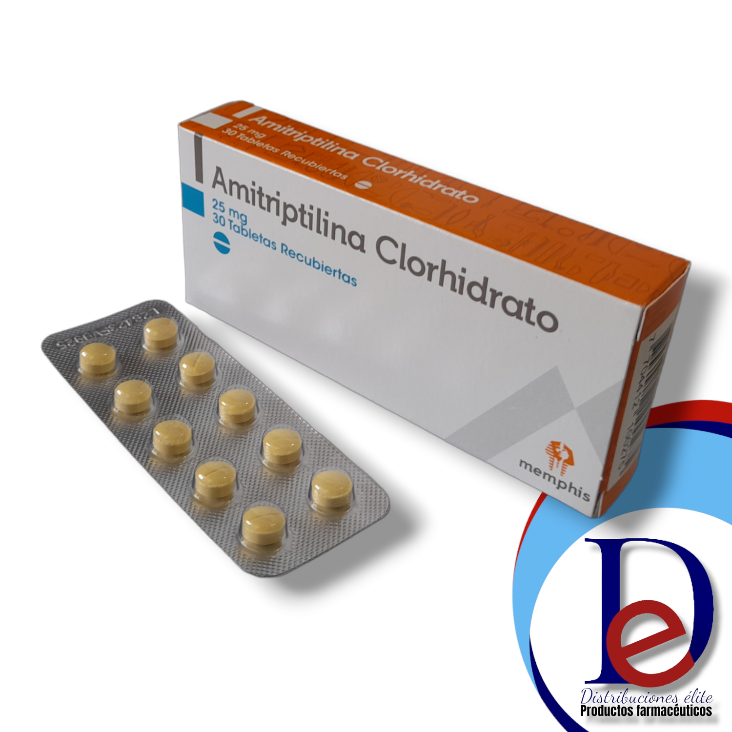 AMITRIPTILINA 25 MG X 30 TAB --MEMPHIS