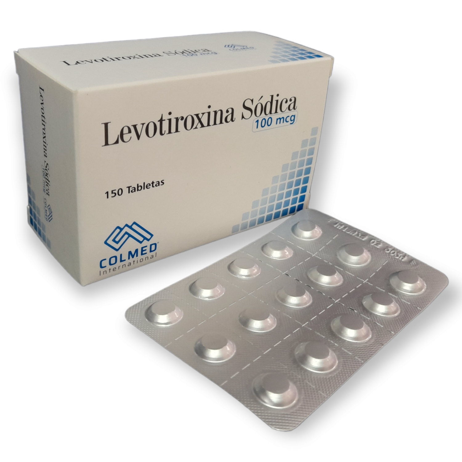 LEVOTIROXINA 100 MCG X 150 TAB- COLMED