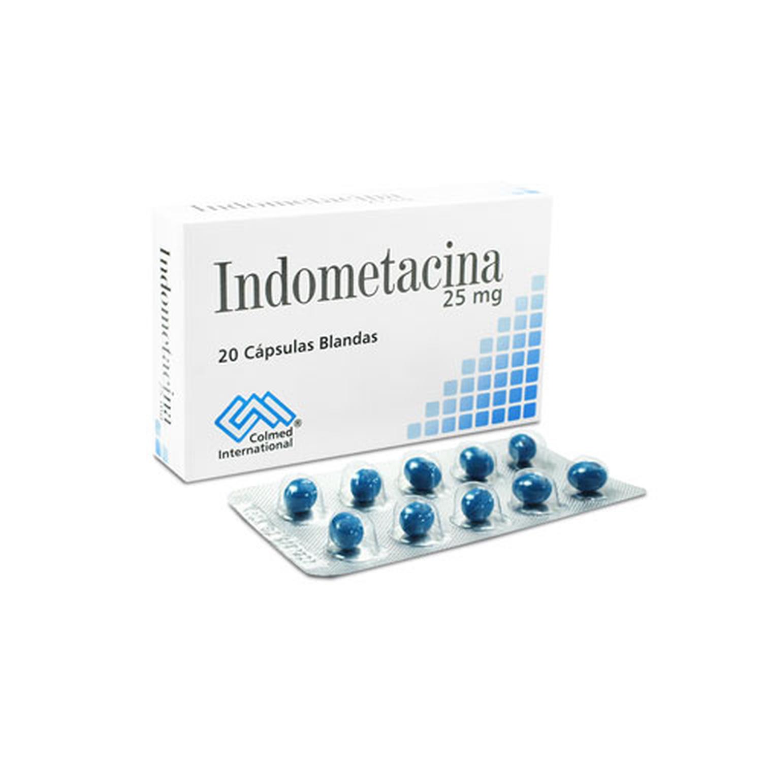 INDOMETACINA 25 MG X 20 CAP --COLMED