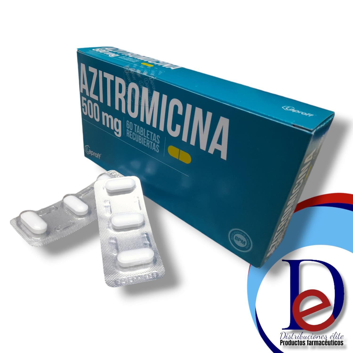 AZITROMICINA 500 MG X 60 TAB- - LAPROFF- VTO AGO 26- UBI