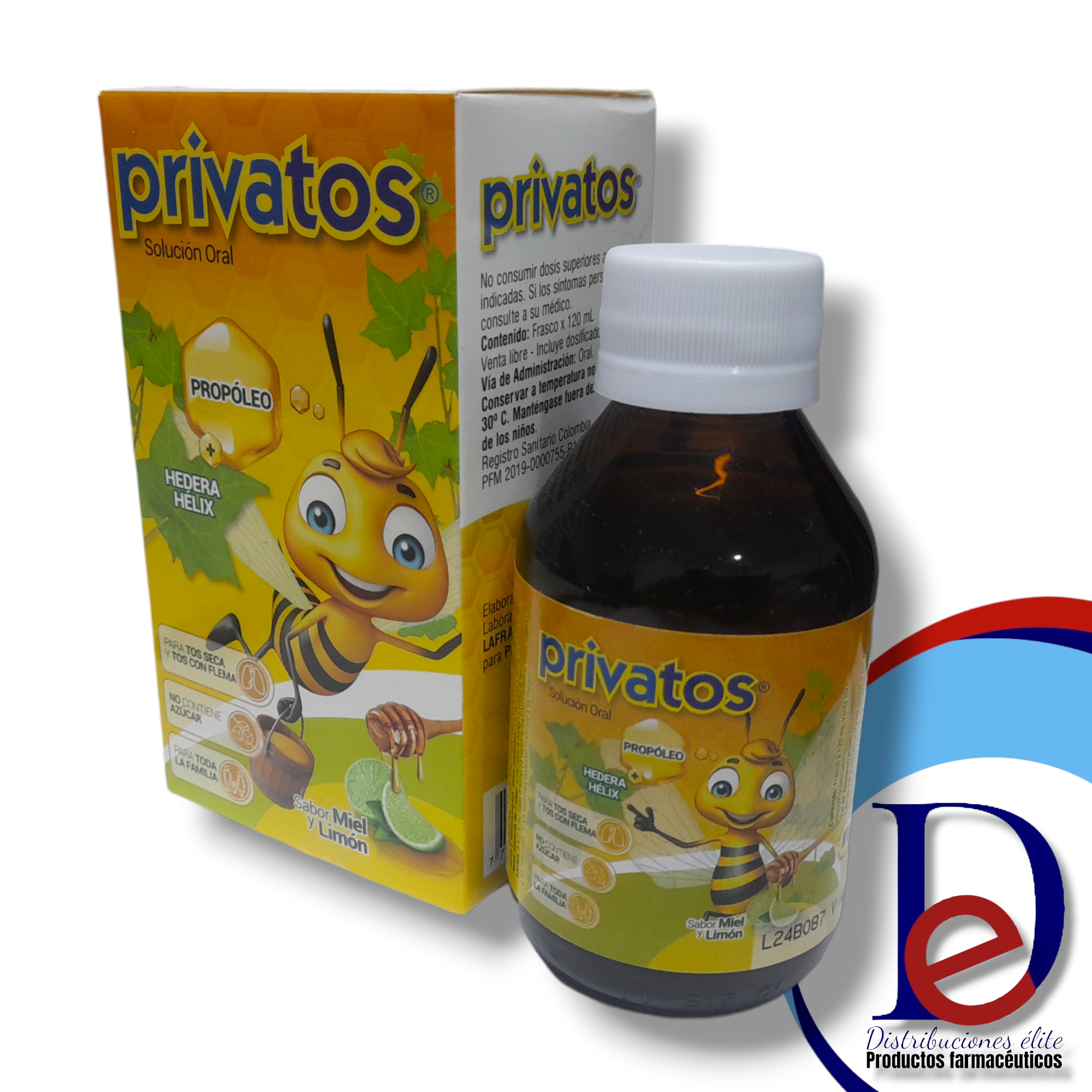 PRIVATOS JBE X 120 ML- PROPOLEO+ HEDERA HELIX- LAFRANCOL- VT