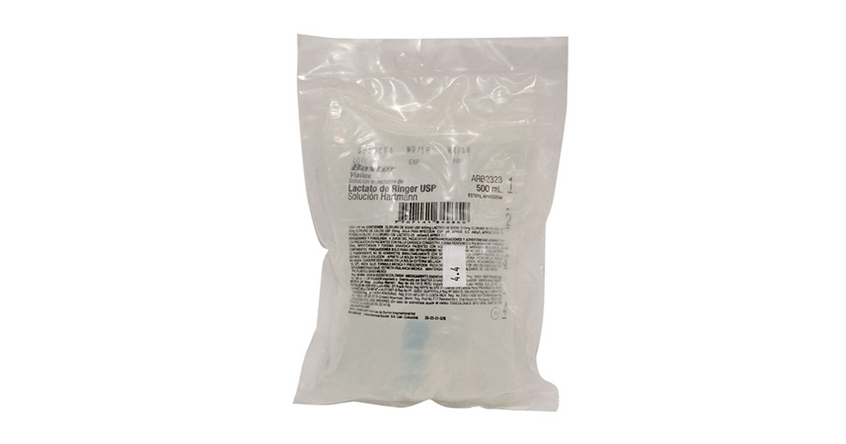 SOLUCION HARTMAN BFS X 500 ML --BAXTER