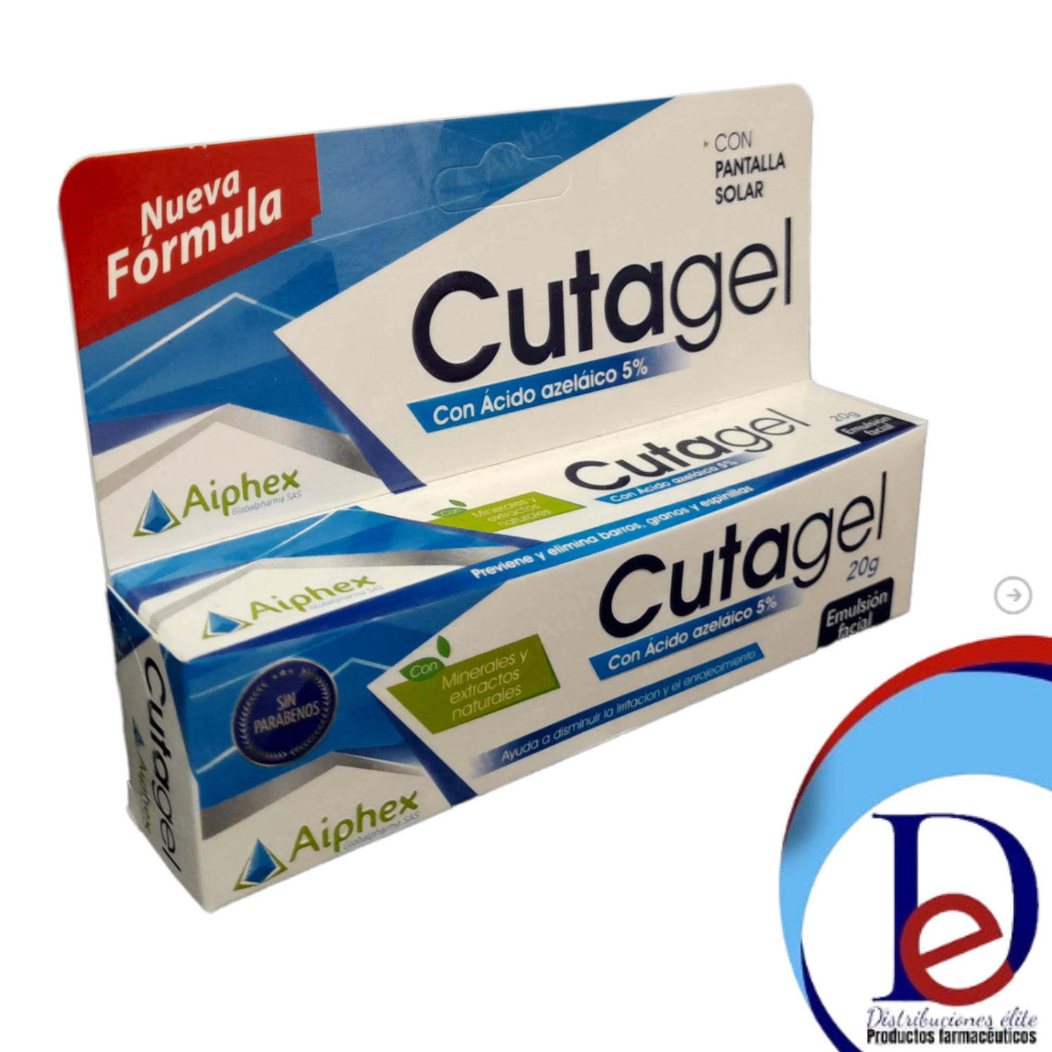 CUTAGEL 5% CREMA X 20 GR -ACIDO AZELAICO 5%-AIPHEX