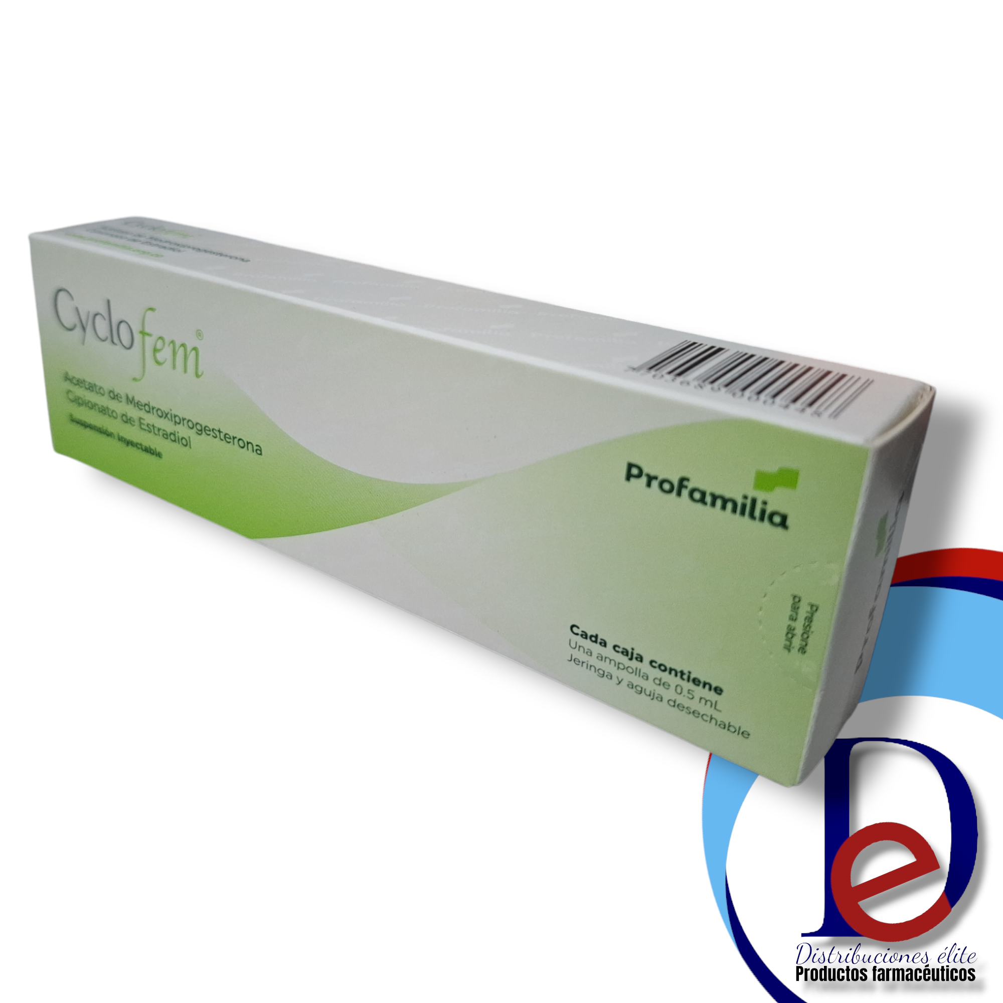 CYCLOFEM 5 ML X 1 AMP -ACETATO DE MEDROXIPROGESTERONA+ CIPIO