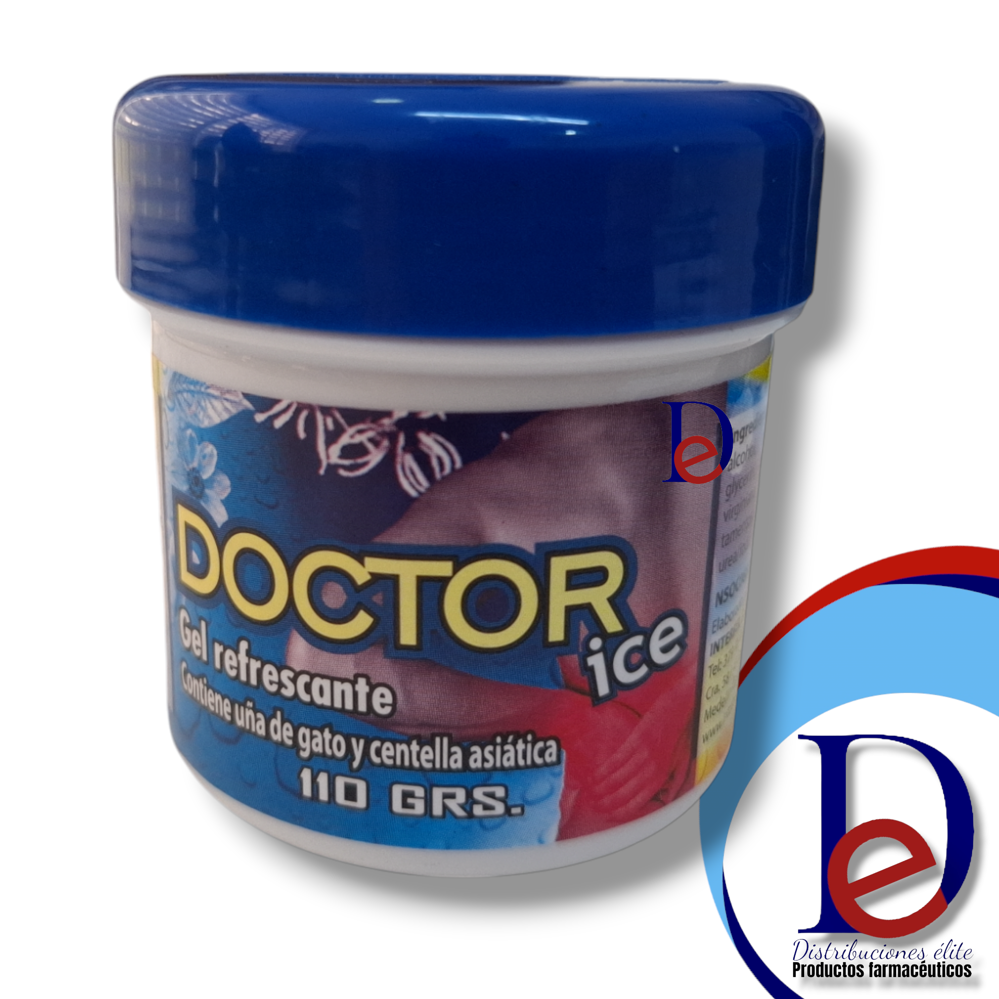 DOCTOR ICE GEL X 110 GR- UÑA DE GATO+ CENTELLA ASIATICA- INT