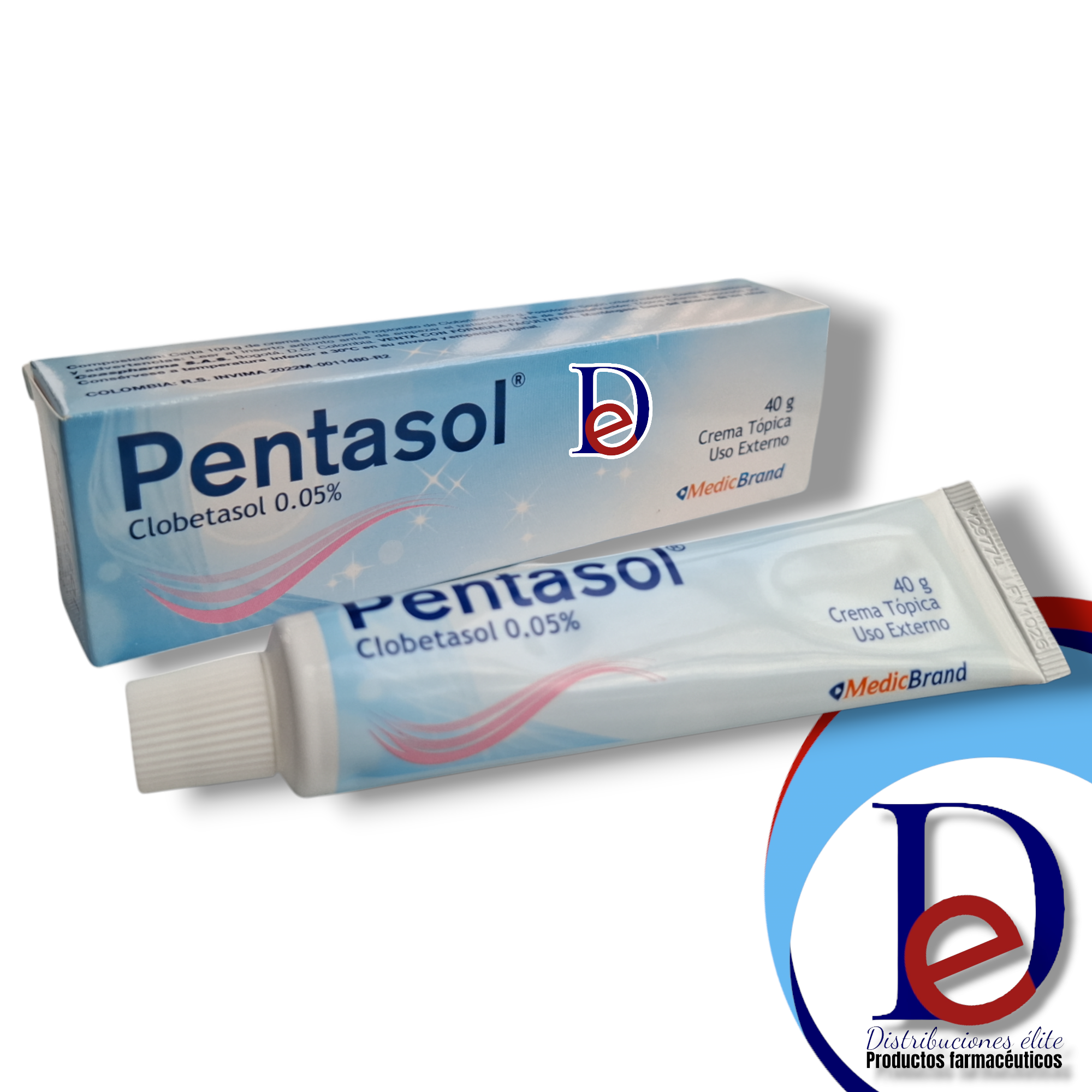PENTASOL 0.05% CREMA X 40 GR -CLOBETASOL-MEDICBRAND