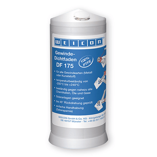 Hilo De Teflon 100% Ptfe Tubo 175 Mts DF 175 | Weicon Chile