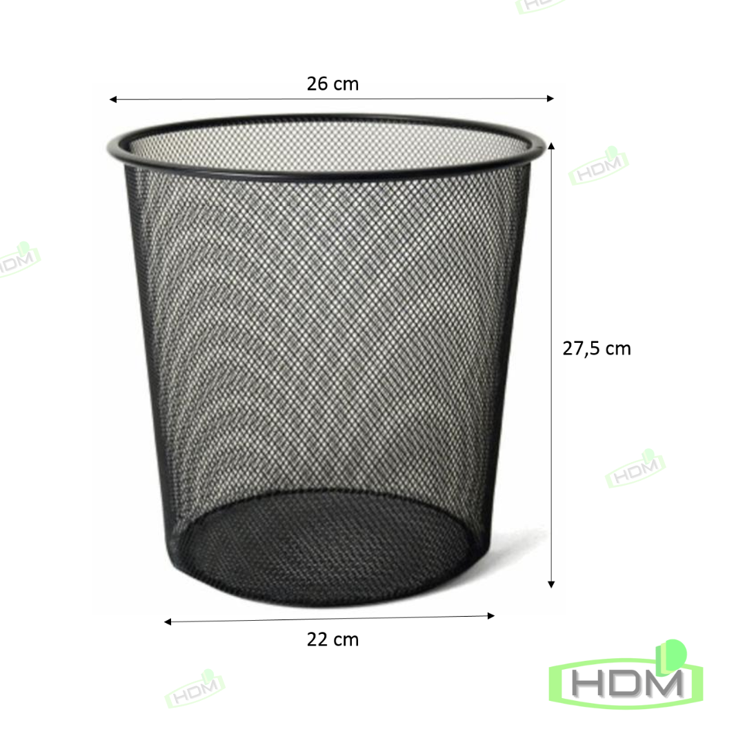 Papelera Metálica en tres medidas