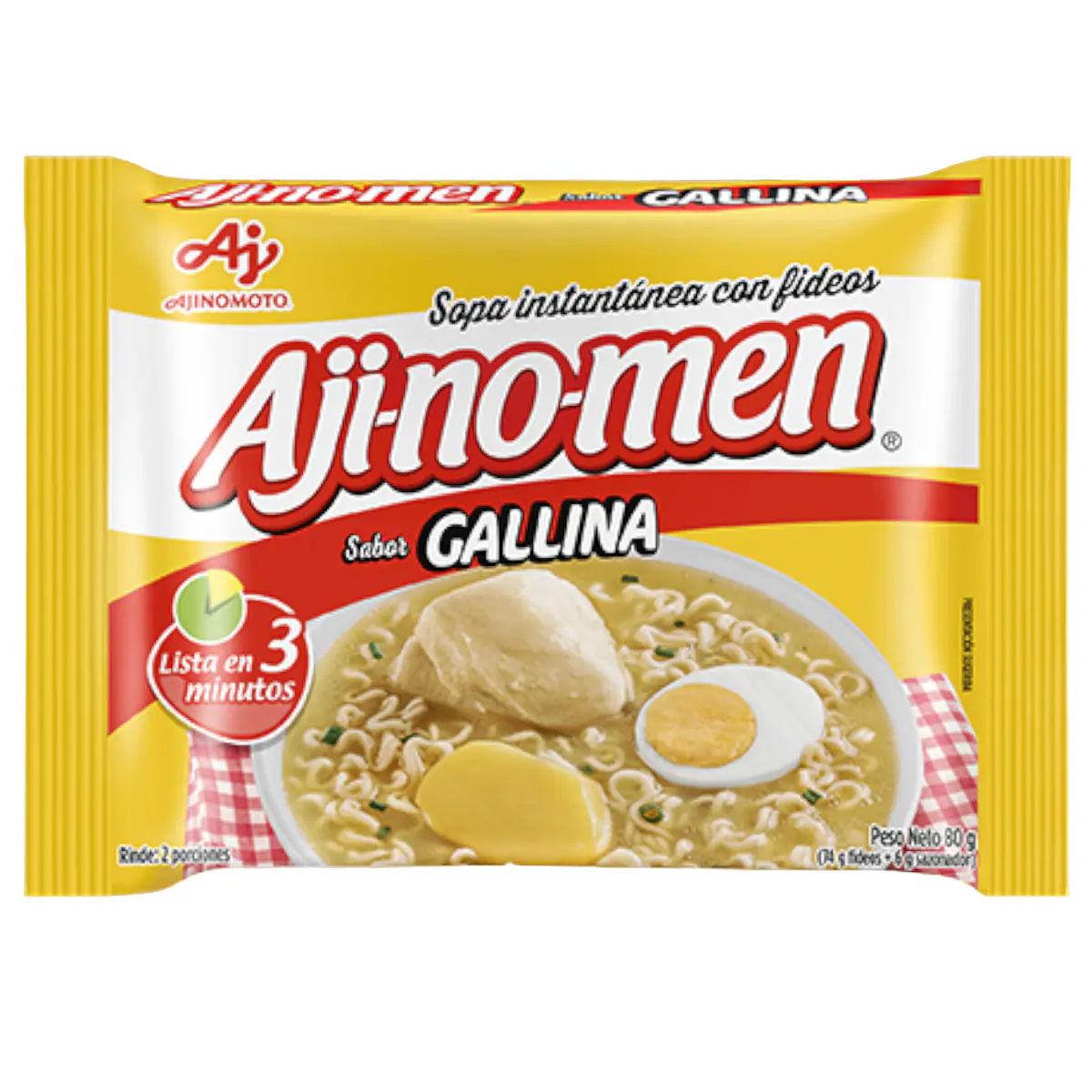 Ajinomen Gallina 80g x 24 Unidades