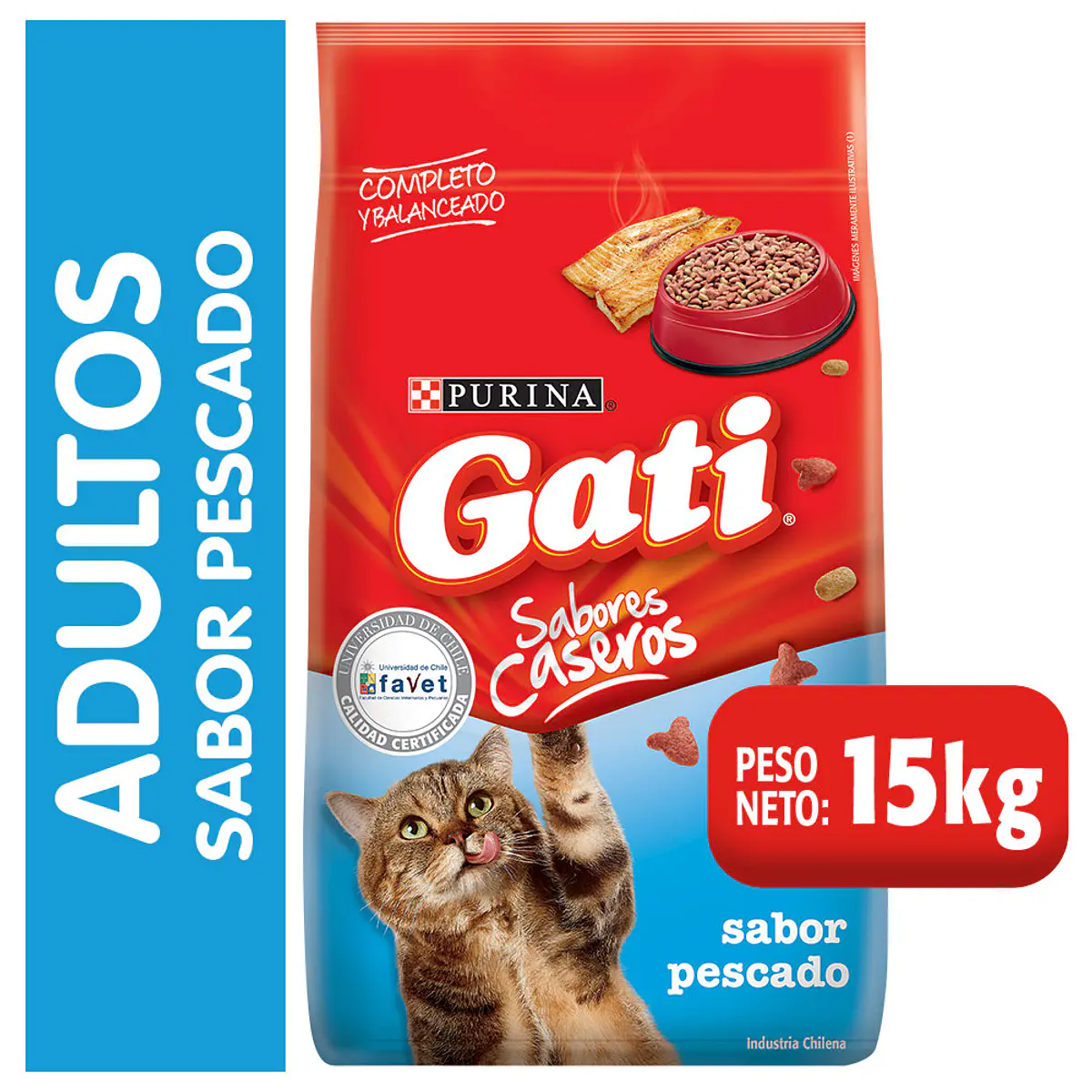 PURINA GATI ADULTO PESCADO 15KG