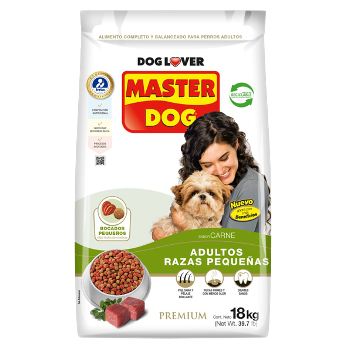 MASTER DOG ADULTO RAZAS PEQUEÑAS 18KG