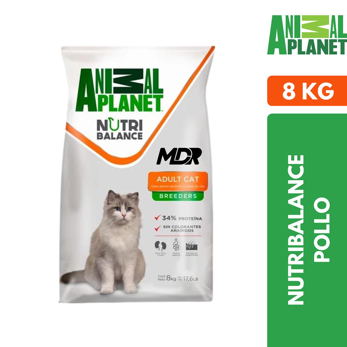 ANIMAL PLANET NUTRIBALANCE GATO ADULTO 8KG