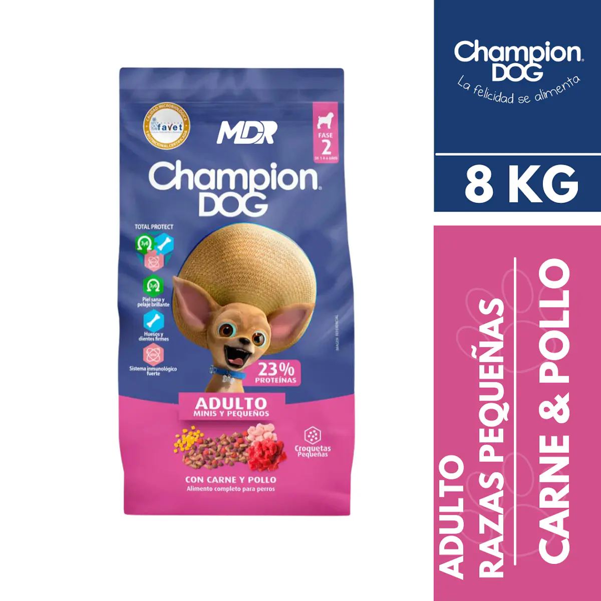 CHAMPION DOG ADULTO RAZA PEQUEÑAS 8kg