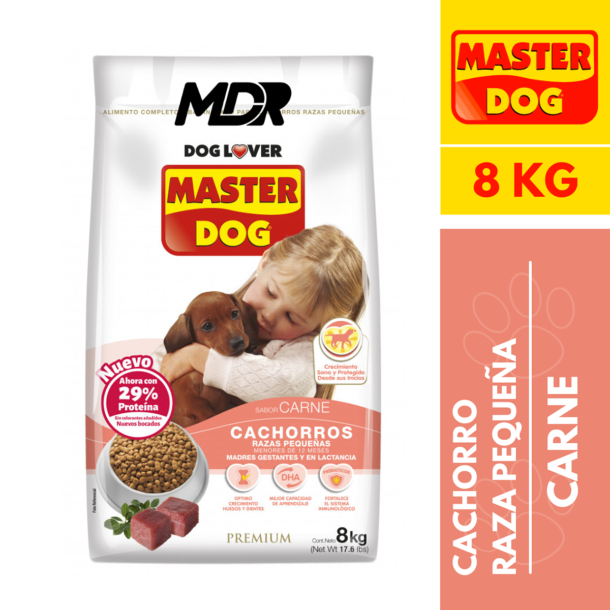 MASTER DOG CACHORRO RAZA PEQUEÑA 8KG