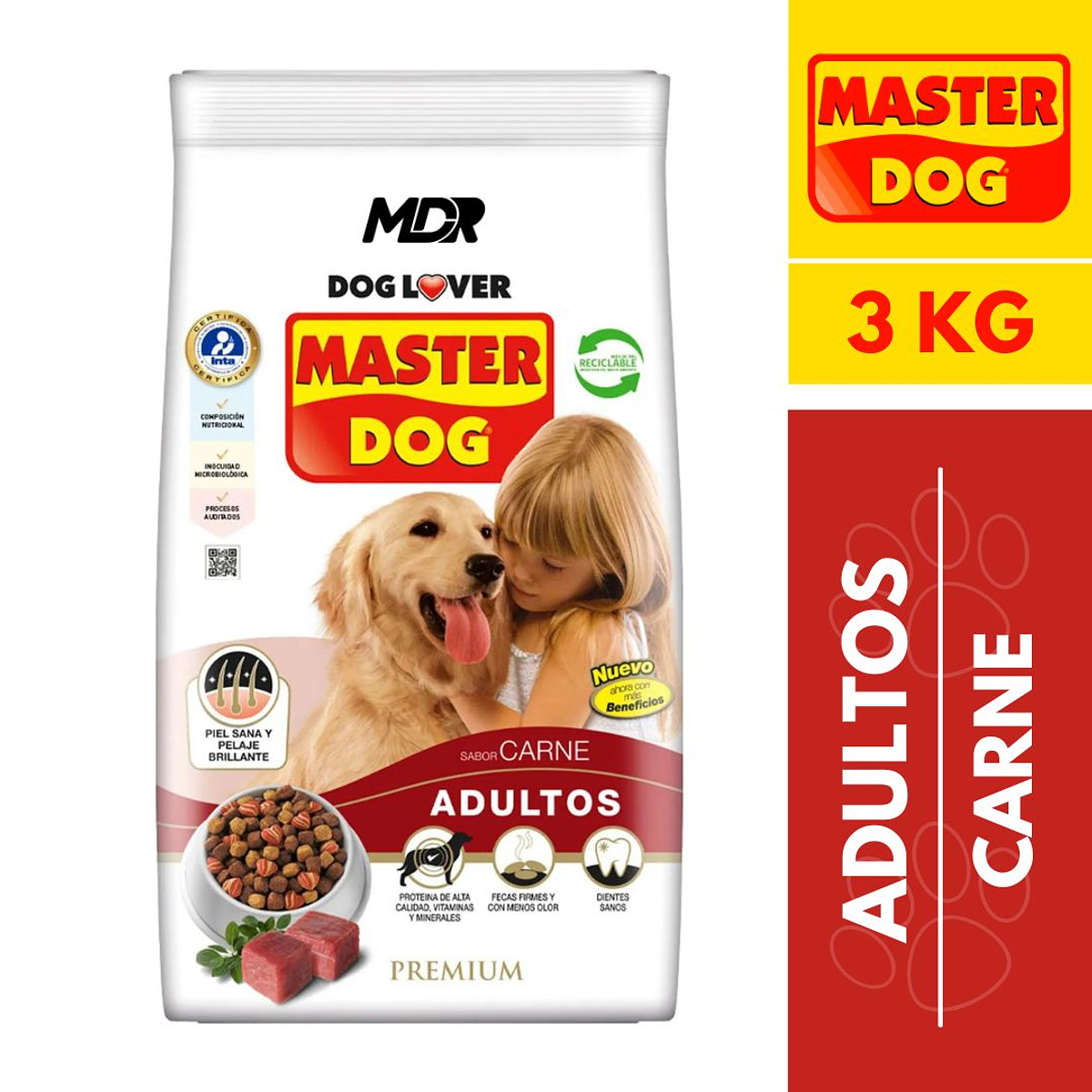 MASTER DOG ADULTO CARNE 3KG
